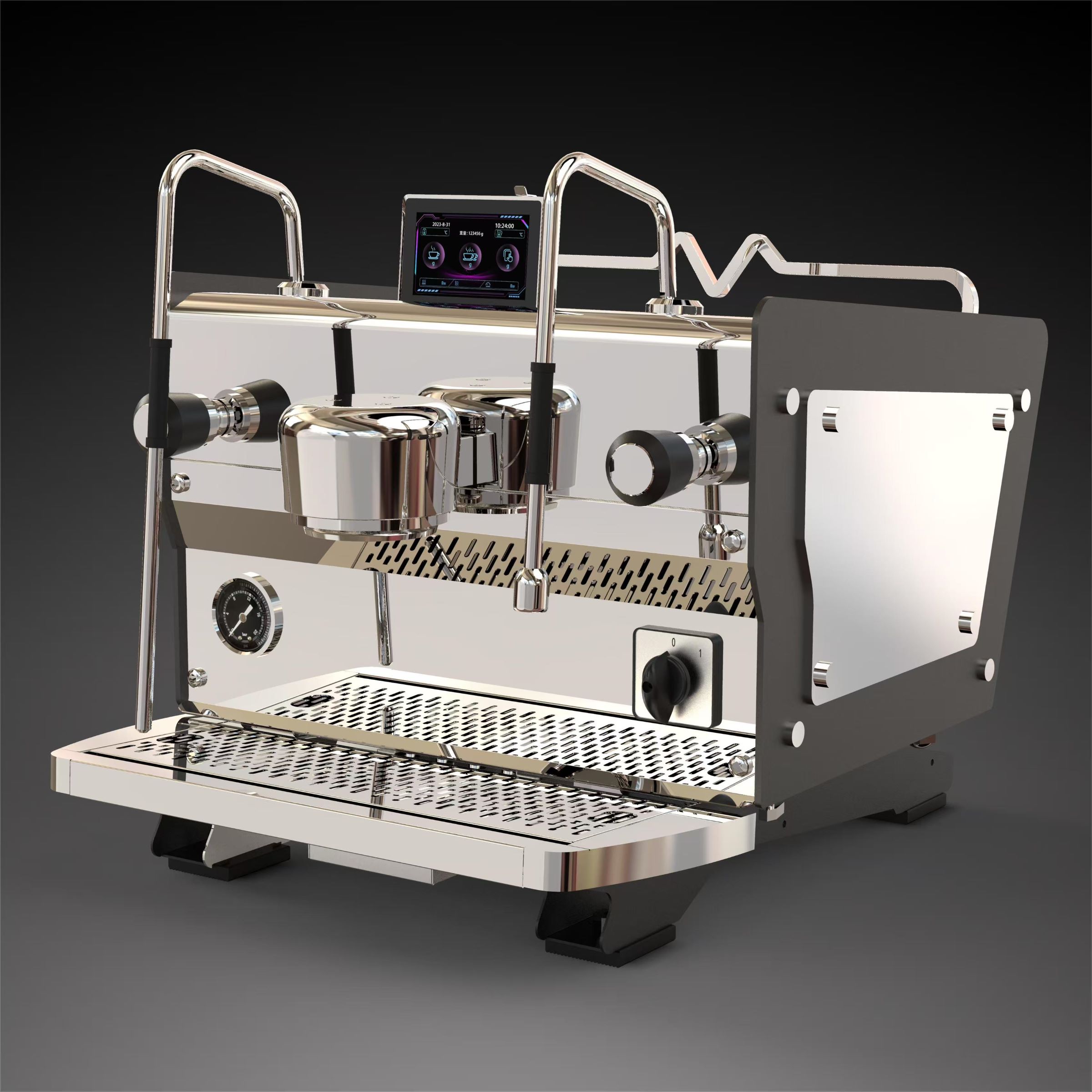 SINGLE GROUP SEMI AUTOMATIC COMMERCIAL COFFEE MACHINE NEBULA