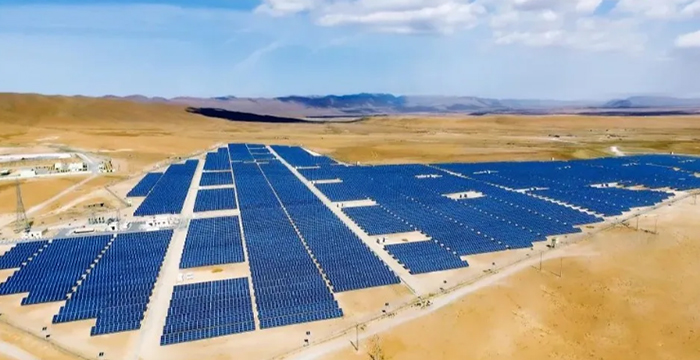 Middle East desert photovoltaic project