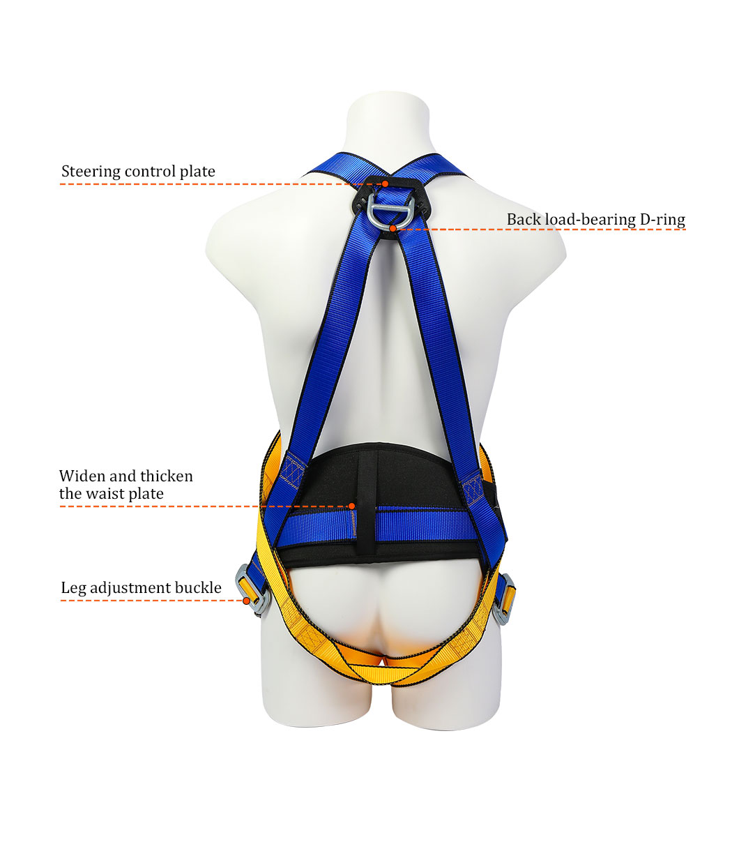 Wind Power Full Body Safety Harness for High-Altitude Work
