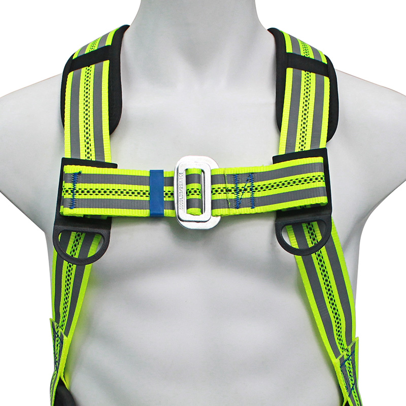 Reflective Five Point Full Body Safety Harness | EN361 Fall Protection