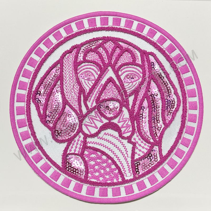 Custom Sequin Patches, Sparkling Decorative Patches, Reversible Sequin Patches