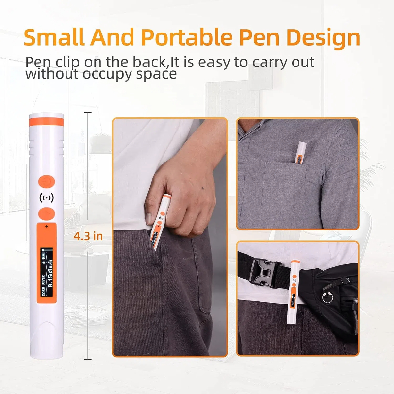 Pen Type B-ray X-ray Y-ray Geiger Radiation Monitor Alarm Geiger Muller ...