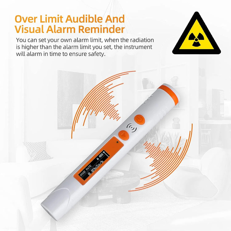 Pen Type B-ray X-ray Y-ray Geiger Radiation Monitor Alarm Geiger Muller ...