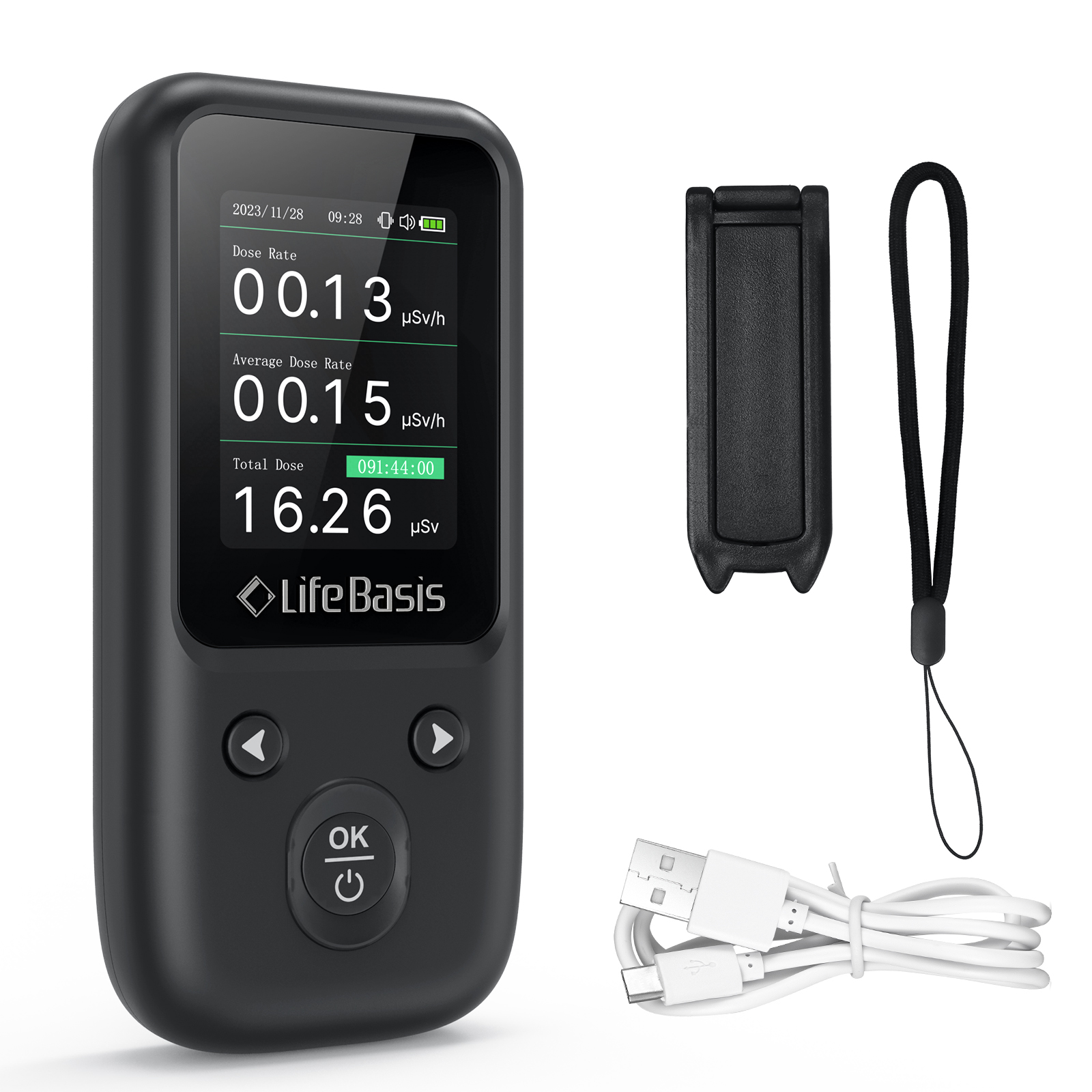 Geiger Counter Nuclear Radiation Detector Personal Dosimeter ...