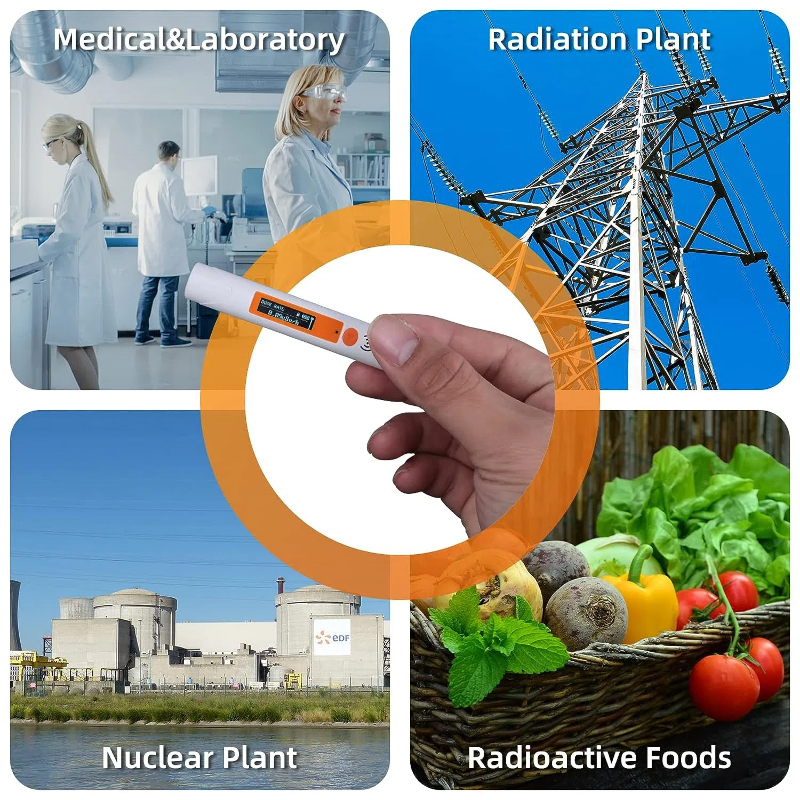 Pen Type B-ray X-ray Y-ray Geiger Radiation Monitor Alarm Geiger Muller ...