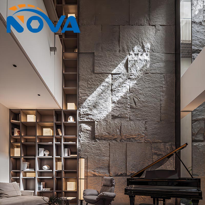 PU lightweight faux stone wall foam panels stone siding