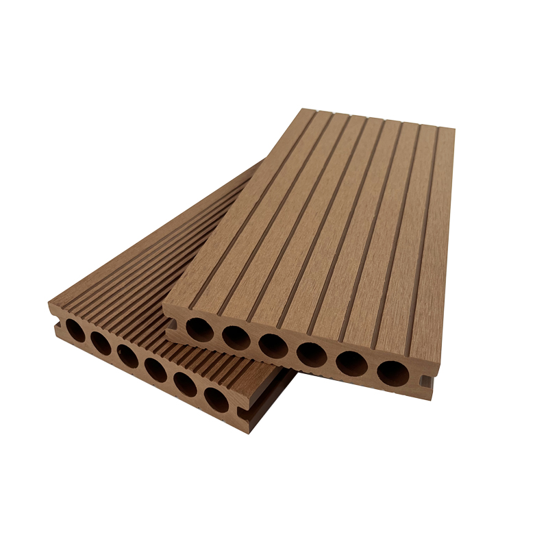 135x25 Round holes wpc decking, wpc composite decking