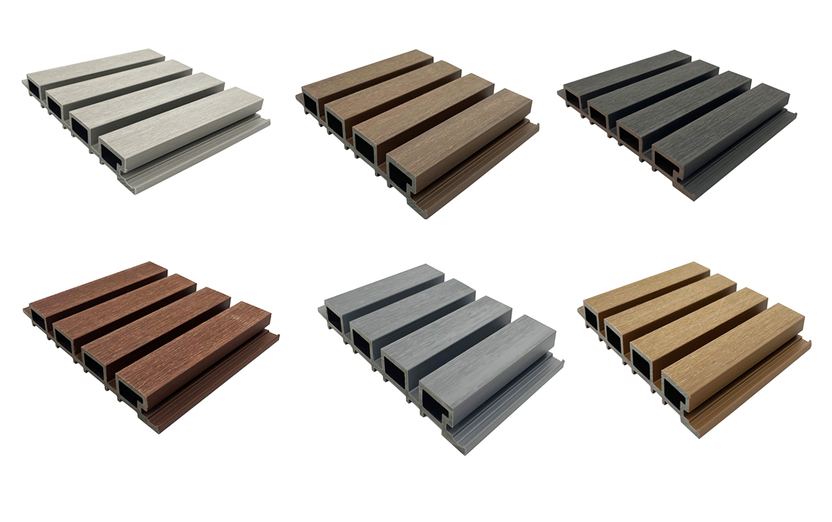 Co-extruded WPC wall cladding