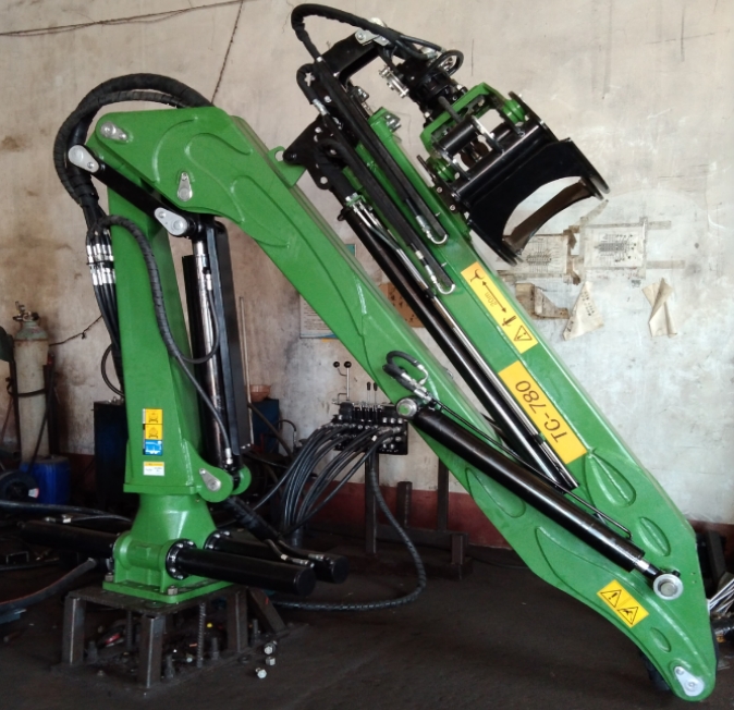 TC550Z timber crane forestry crane with truck