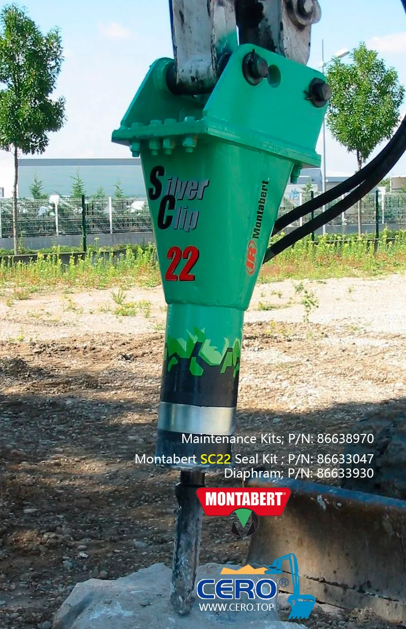 Montabert SC22 Seal Kit 86633047 Diaphragm 86633930 Maintenance Kits ...