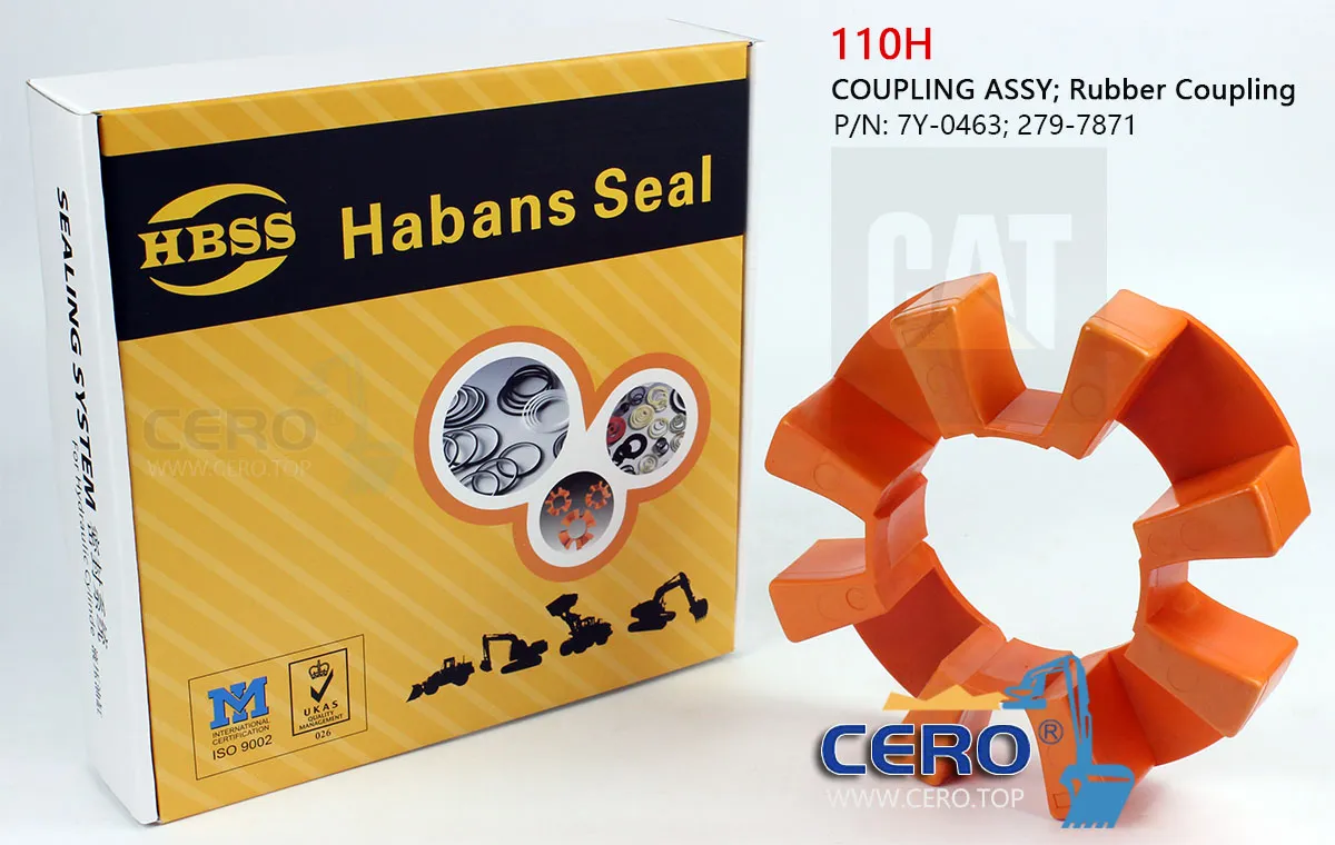 7Y-0463 COUPLING ELEMENT 110H COUPLING ASSY 279-7871