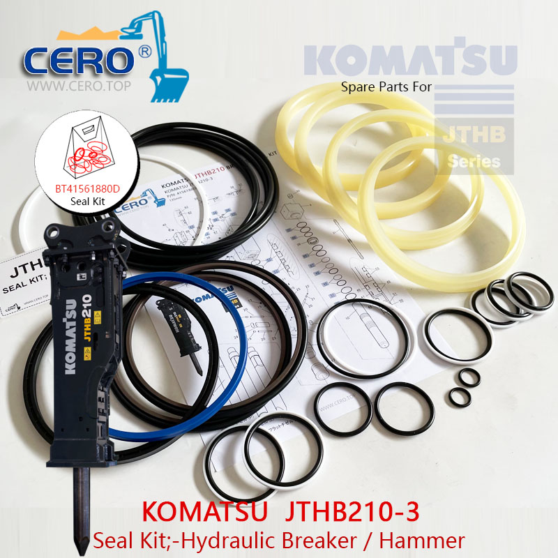 KOMATSU JTHB210 JTHB210-3 Seal Kit BT41561880D