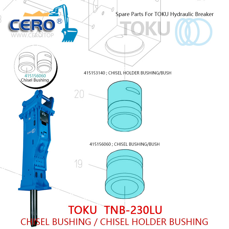 TOKU TNB-230 TNB230 CHISEL BUSH 415156060 BUSH 415153140