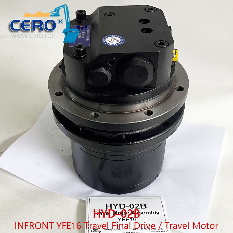 HYD-02B Travel Motor INFRONT YFE16 Hydro Fluid Hyd02b Travel Final Drive