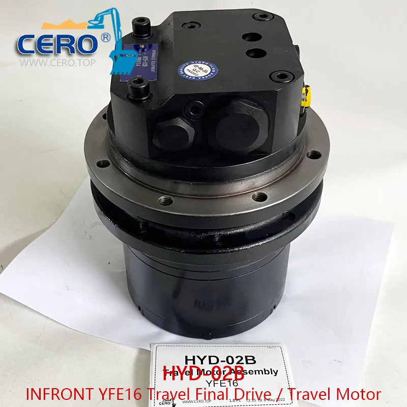 HYD-02B Travel Motor INFRONT YFE16 Hydro Fluid Hyd02b Travel Final Drive