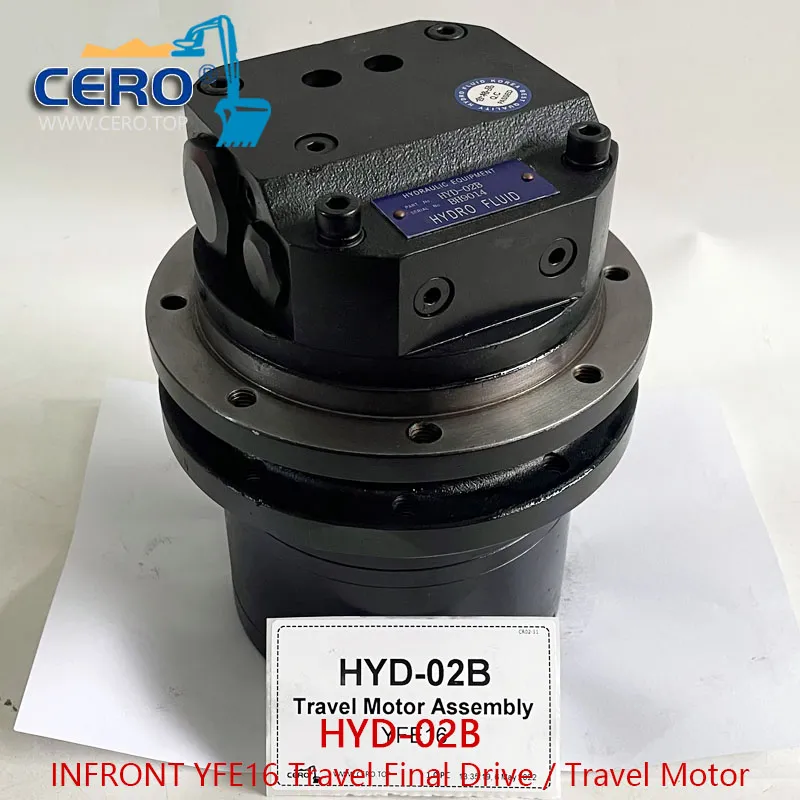 HYD-02B Travel Motor INFRONT YFE16 Hydro Fluid Hyd02b Travel Final Drive