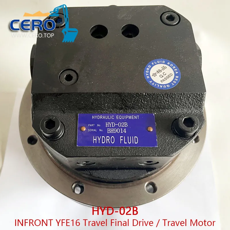 HYD-02B Travel Motor INFRONT YFE16 Hydro Fluid Hyd02b Travel Final Drive