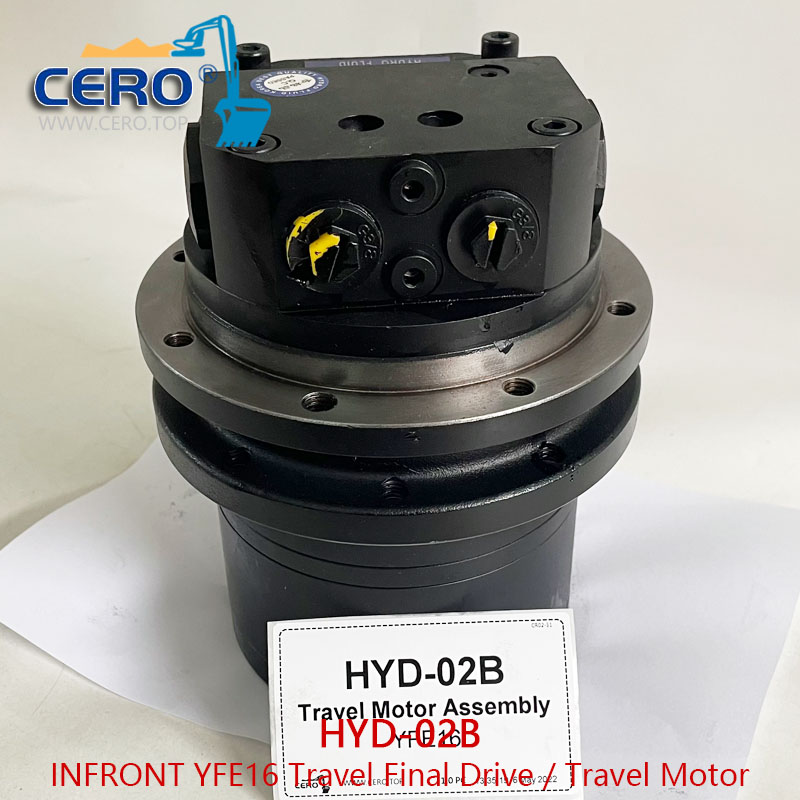 HYD-02B Travel Motor INFRONT YFE16 Hydro Fluid Hyd02b Travel Final Drive