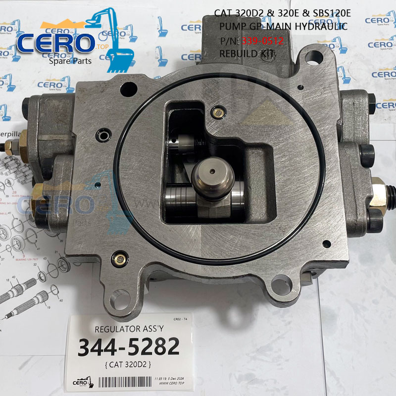344-5282 REGULATOR 3445282 HEAD GP CAT 320D2 320E 339-0512 397-3680 ...