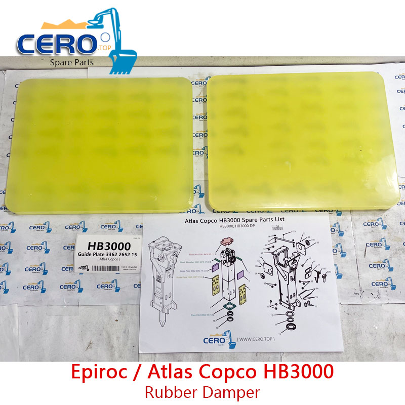Epiroc Atlas Copco HB3000 HB3100 Rubber Damper 3361847635 3363086399