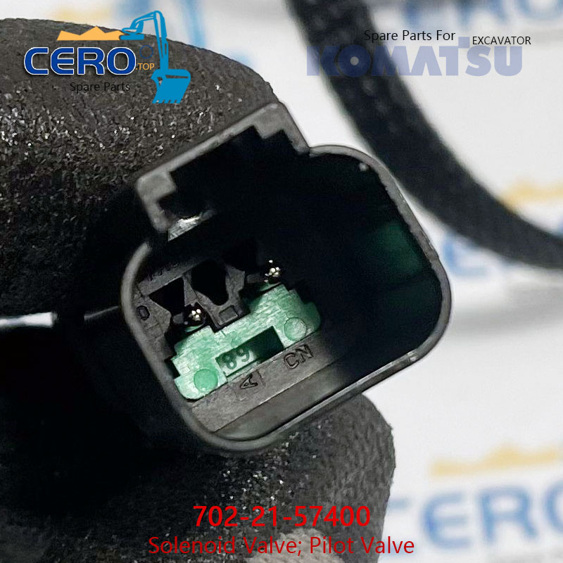 702-21-57400 Solenoid Valve 7022157400 Pilot Valve Komatsu 702-21-55901 ...