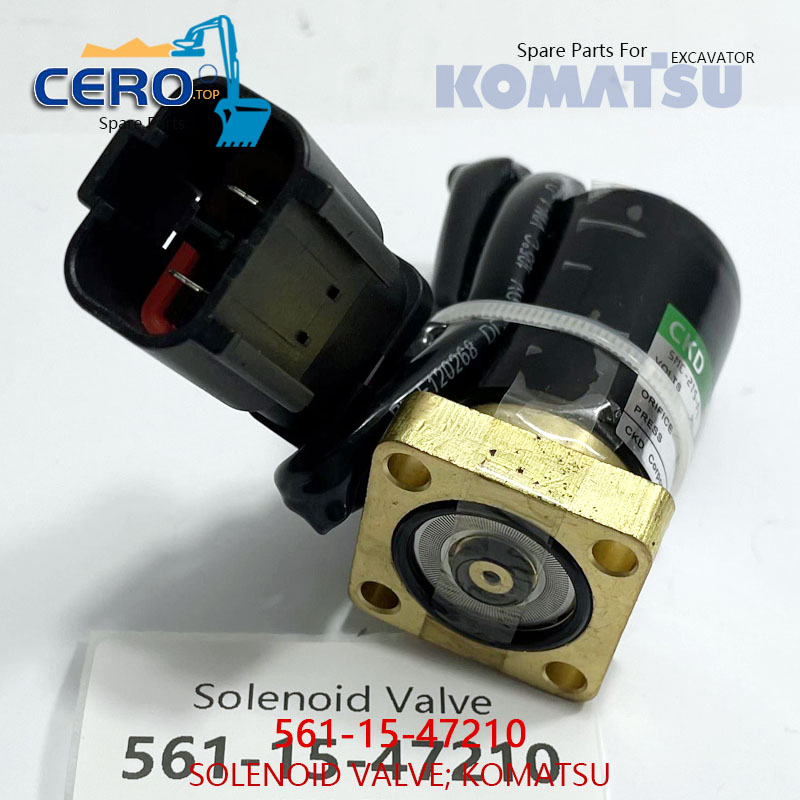 561-15-47210 SOLENOID VALVE 5611547210 KOMATSU 568-15-17210 5681517210