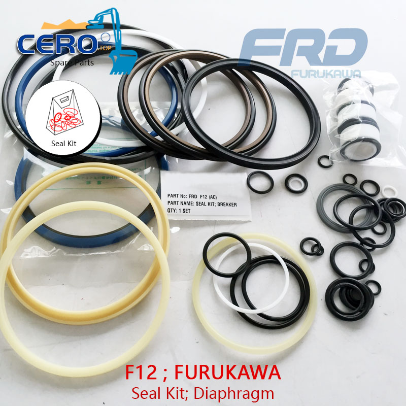 FURUKAWA F12 KENT KF12 SEAL KIT DIAPHRAGM F12-92021 F12-92023 HB10G-70111