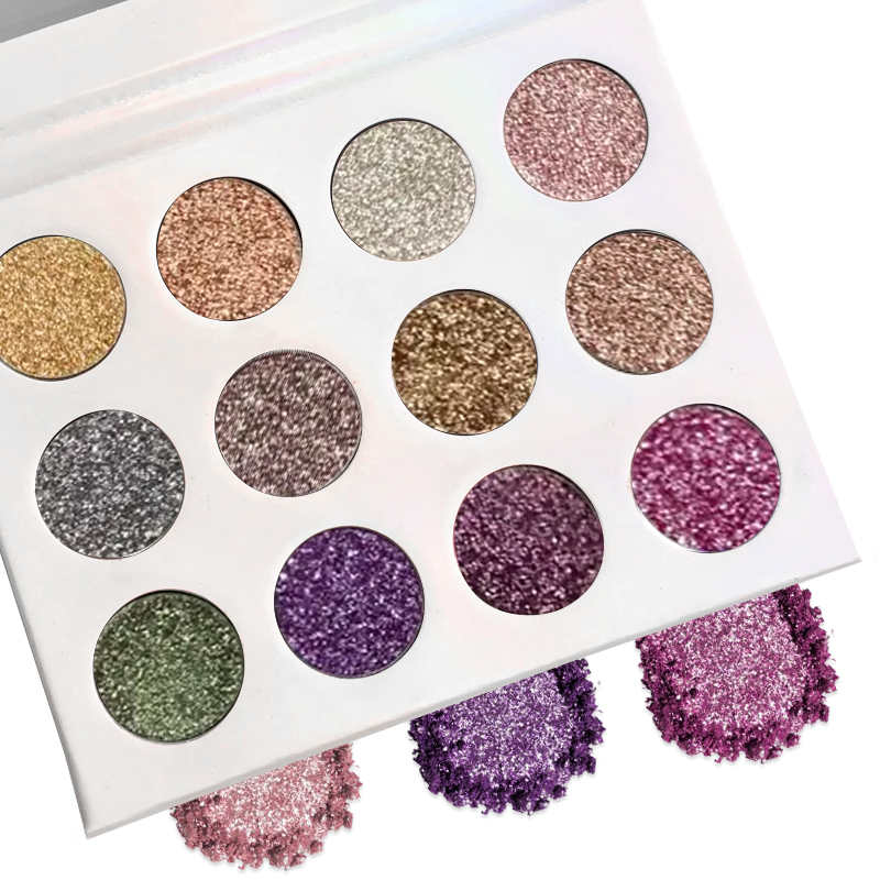 12 Colors All Sparkling Eyeshadow Palette