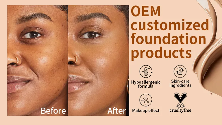 OEM Custom Foundation for Sensitive Skin | Hypoallergenic ...
