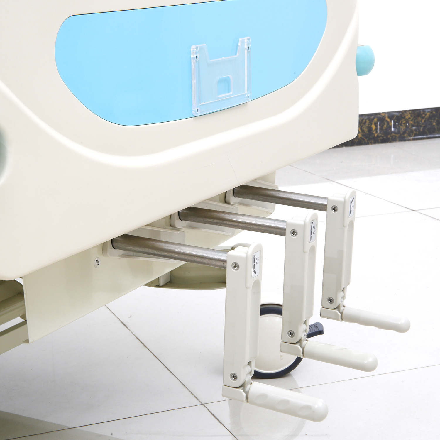 One Crank Simple Function Manual Hospital Medical Patient Bed