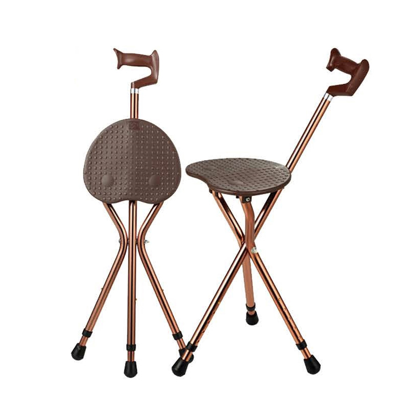 Aluminum Adjustable Foldable Medical Three Legs Cane Stool for Blind