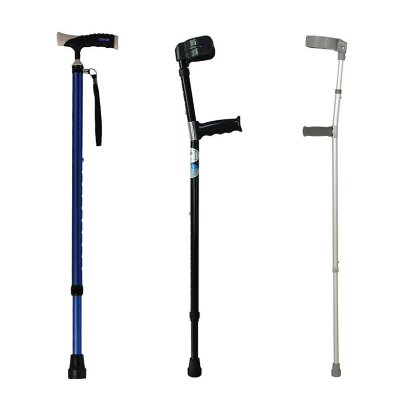High-Quality Adjustable Comfortable Handle Quad Cane Walking Stick