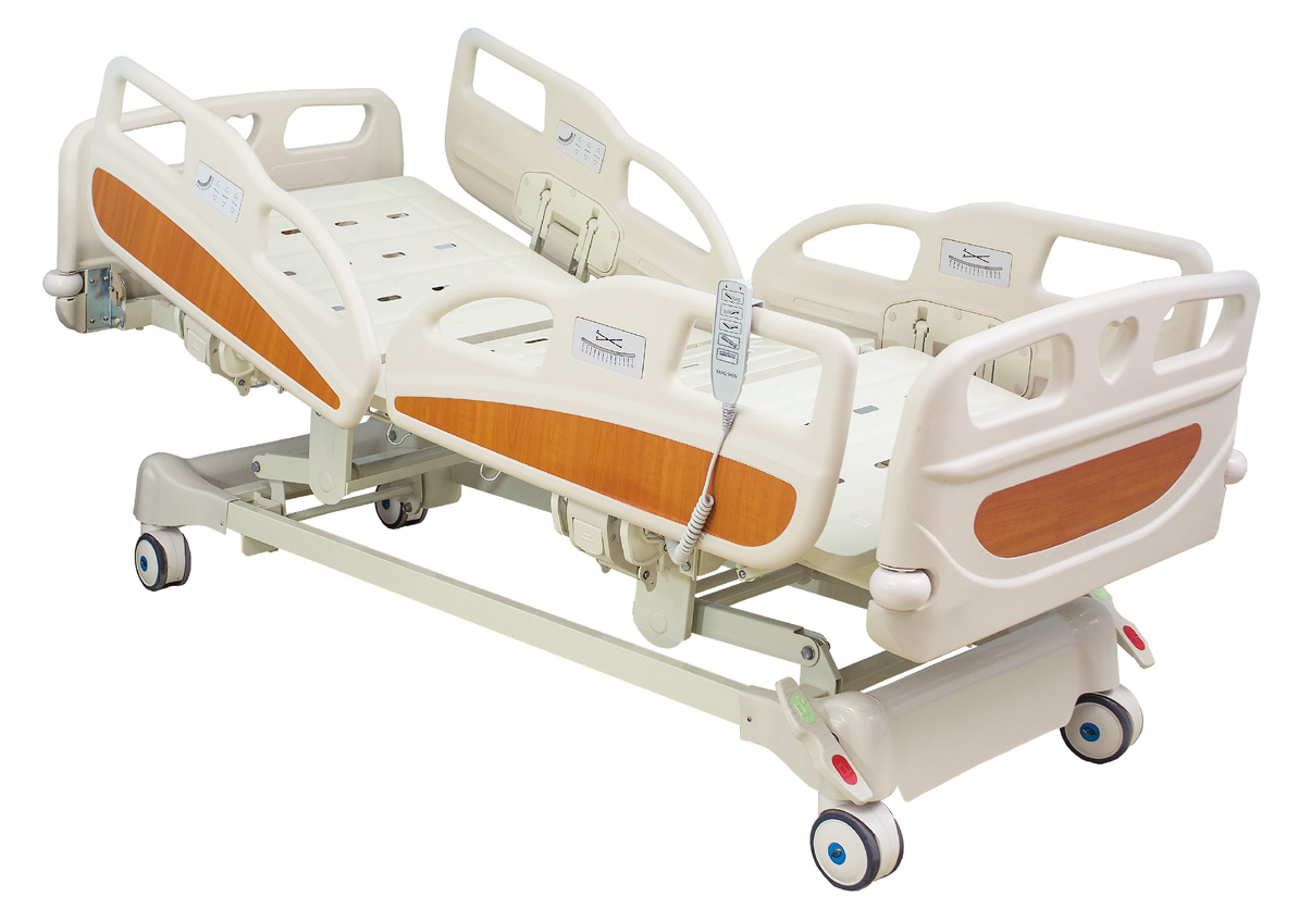 Multifunction electric Five function hospital bed for icu