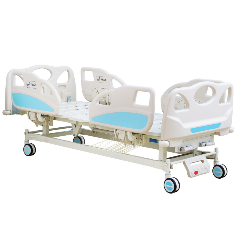 Hospital Furniture Three Function Manual Medical Bed