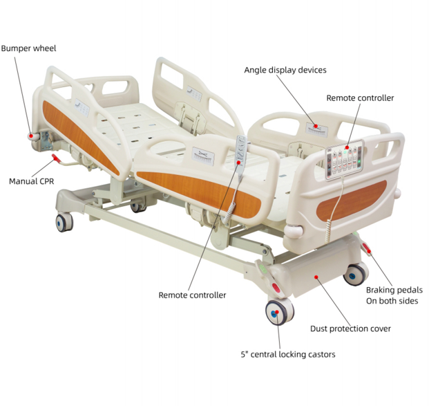 Five -function Electric Medical bed