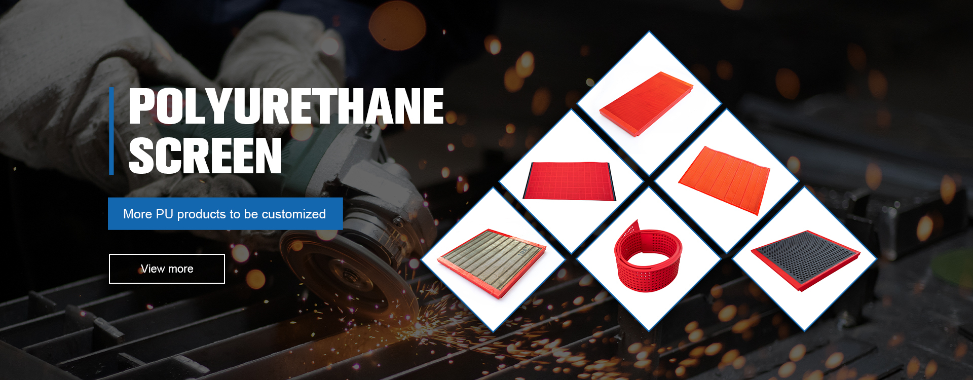 Polyurethane tension screen Exporter Zhongheng Metal