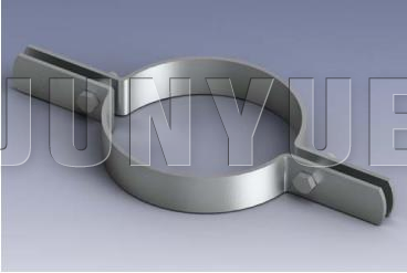 Lightweight vertical pipe clamp