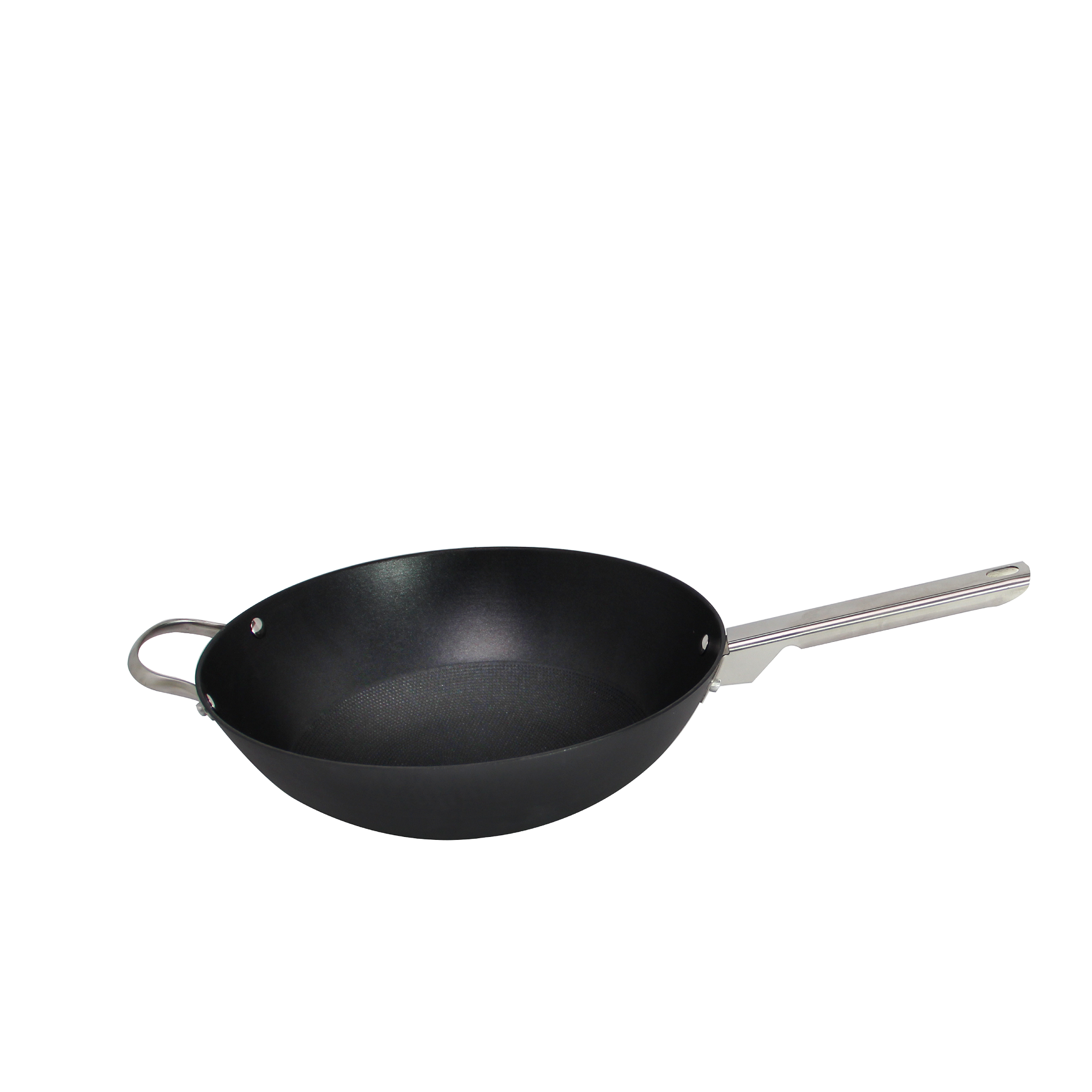 Wholesale Black Cast Iron Non-Stick Fry Pan & Wok Set – Durable ...
