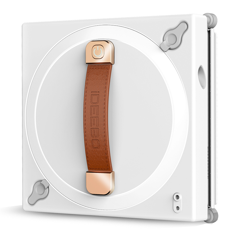 Alfabot Square Glass Cleaner Bi-Directional Ultrasonic Atomizing Water ...