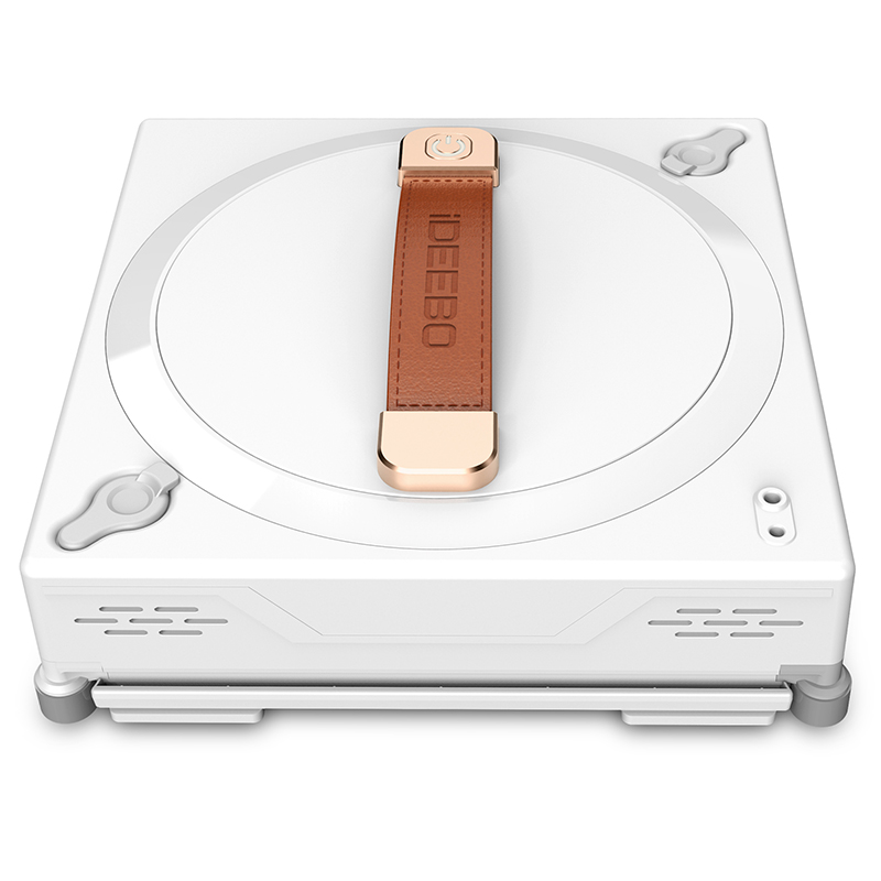 Alfabot Square Glass Cleaner Bi-Directional Ultrasonic Atomizing Water ...