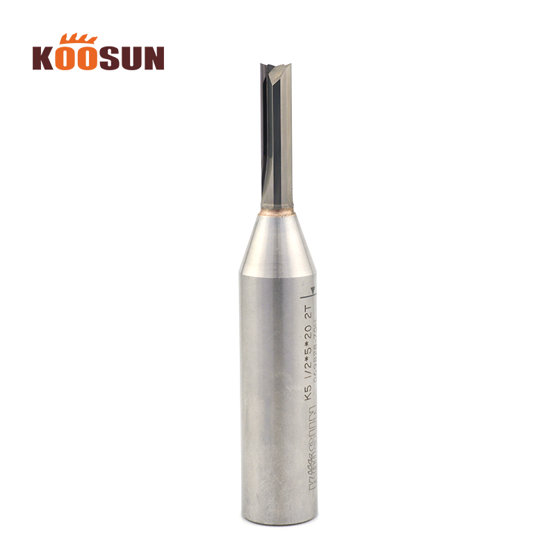 KOOSUN 2 Flute TCT Router Bits: Precision Cutting for Woodworking