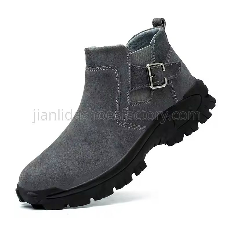 Slip-Resistant Rubber Sole Safety Boots | Secure Work Footwear