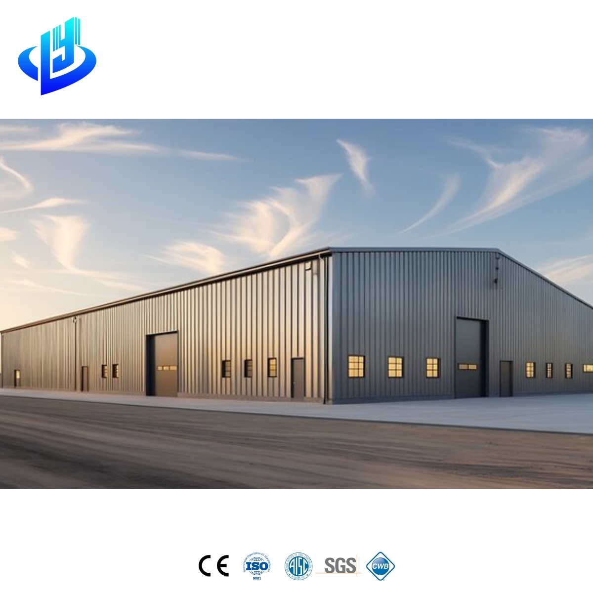 large-span steel structure warehouse in Peru