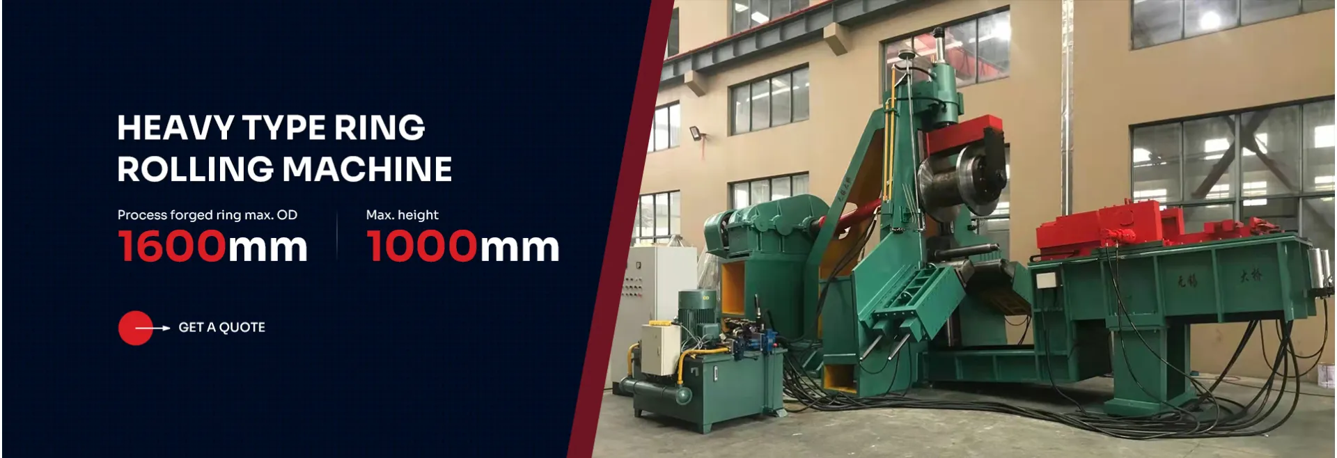 High-Precision Bearing Ring Rolling Machine for Accurate Forging