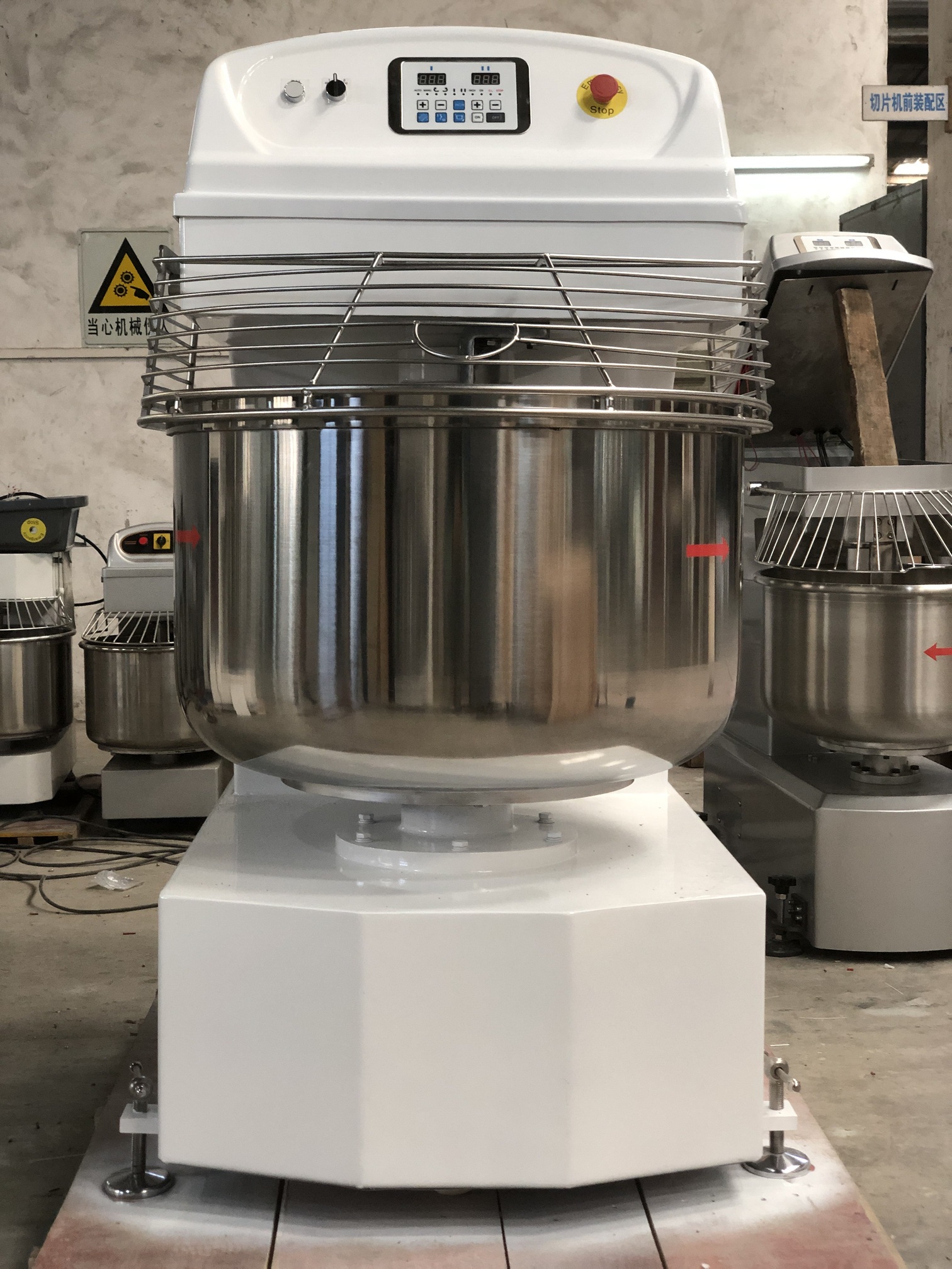 ZBX CS260D 100KG Spiral Mixer With Digital Panel