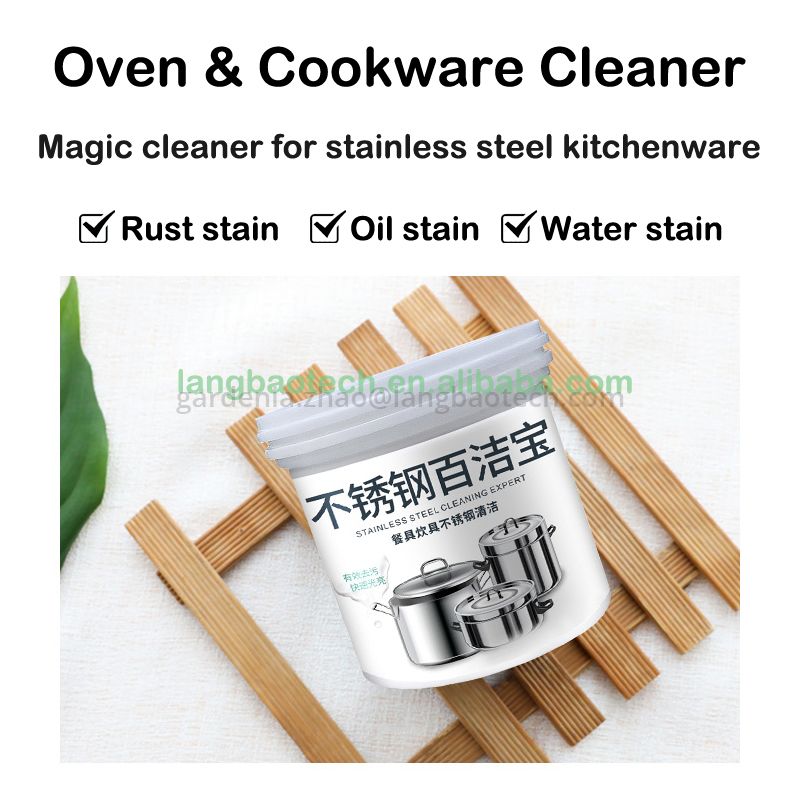Powerful Oven & Cookware Stainless Steel Cleaning Paste