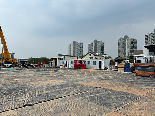 Creating a Stable Platform on Sandy Beaches with Dura Mat for a ...