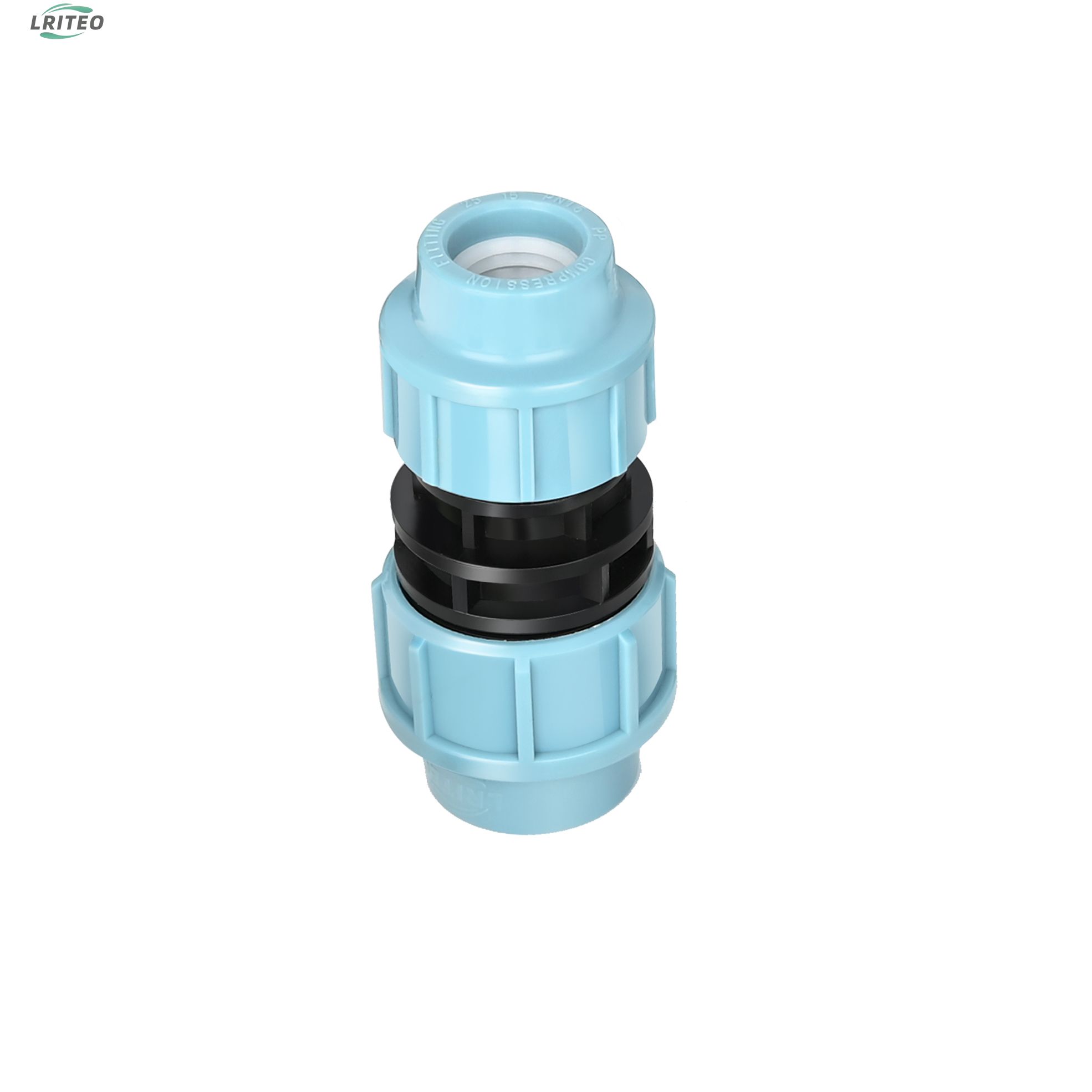 PP material high-pressure blue pipe fitting