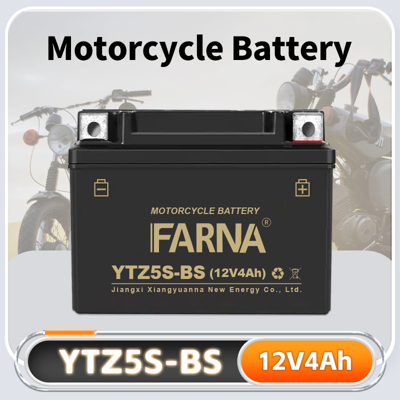 12v 4ah and 5ah maintenance free Motorcycle battery for motor