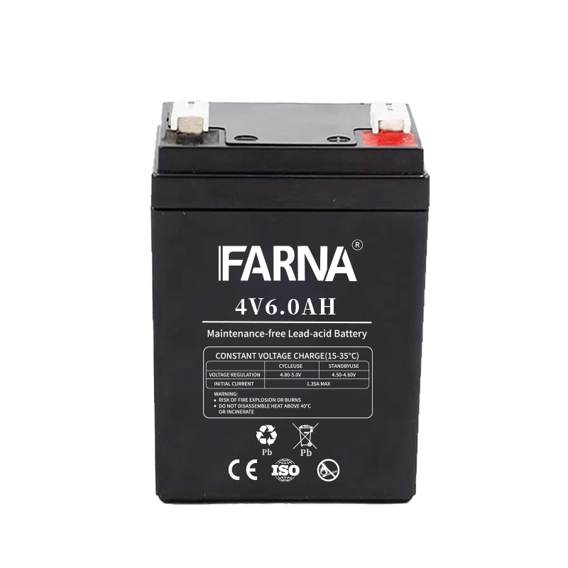 4V 6Ah Deep Cycle Battery for UPS & Alarm Systems